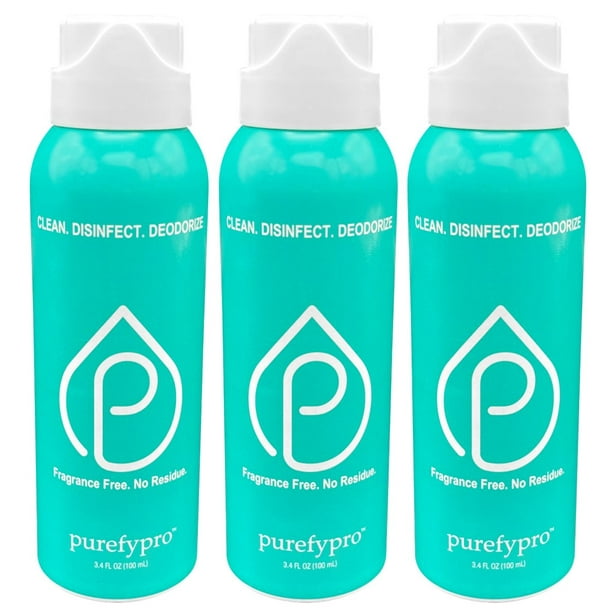 Purefypro Disinfectant Airesol Spray (100ml, 3 Pack) Eliminate 99.9999% ...