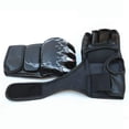 Boxing Gloves Men, Half-Finger Boxing Fight Gloves MMA Mitts with ...