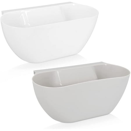 2x drip tray for hanging kitchen waste - set of 2 waste bins for ...
