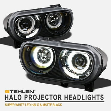 Sunpie RGBW Series 9" 3D LED Lens Halo Headlights with 4" Fog Lights ...