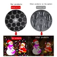Outdoor/Indoor Projector: 16-Pattern LED Projection Light for Christmas ...