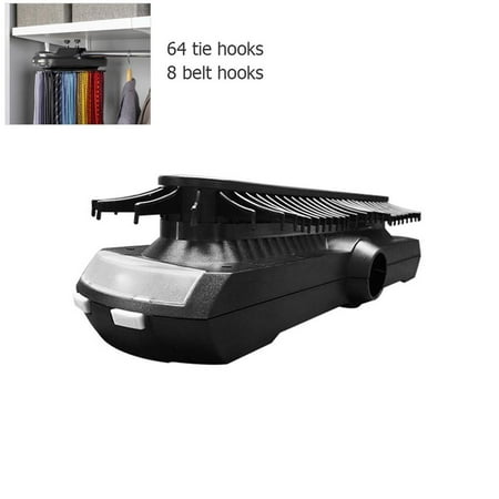 Destyer Motorized Tie Rack Electric Tie Holder with LED Light Rotating ...