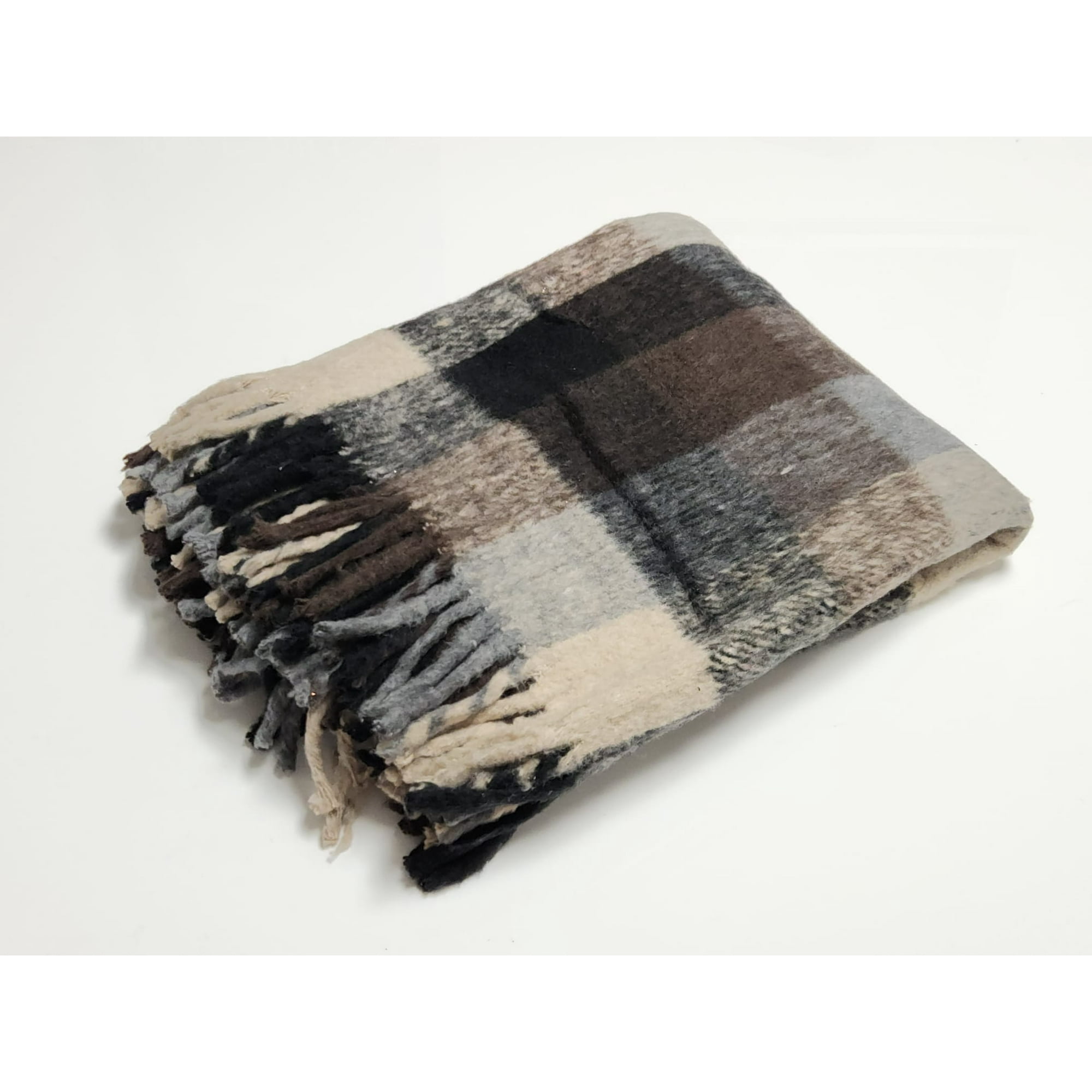 Click here for The Good Blanket Company Aspen Brown And Cream Ove... prices