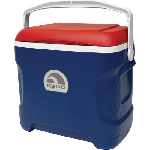 Igloo 30 Quart Contour Personal Cooler, Blue & White - Walmart.com