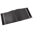 Recollections Black Mega Faux Leather Scrapbook - Walmart Business Supplies