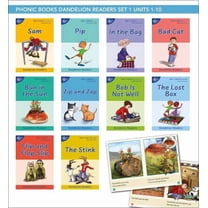 Phonic Books Dandelion Readers Set 1 Units 1-10 Sam (Alphabet Code ...