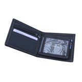 Blue Jean Style Wallet with Pocket on Outside Men Woman Billfold A-BB-2 ...