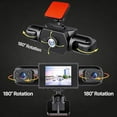 Full View Car Dashcam System, Four-Record Monitoring Driving Recorder ...