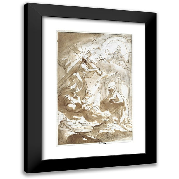 Domenico Piola 11x14 Black Modern Framed Museum Art Print Titled ...
