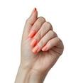 KISS imPRESS Color Press on Nails, Prime Time, Orange, Short Squoval ...