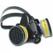 North 7700 Series Half Mask Silicone Respirator with Dual Cartridge ...