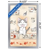 Chi Cat Wall Poster, 14.725" x 22.375", Framed - Walmart.com