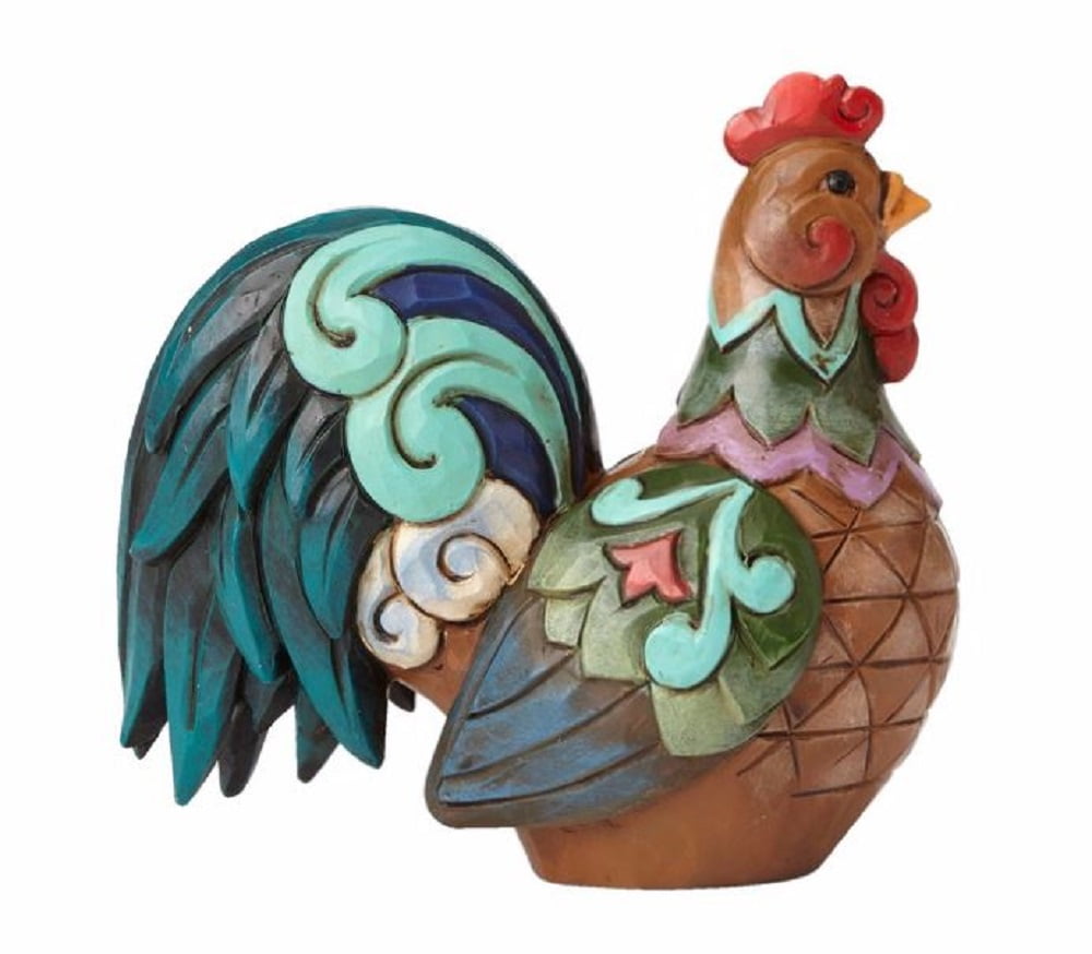 Jim Shore Heartwood Creek Miniature Sitting Rooster Figurine 4055062 ...