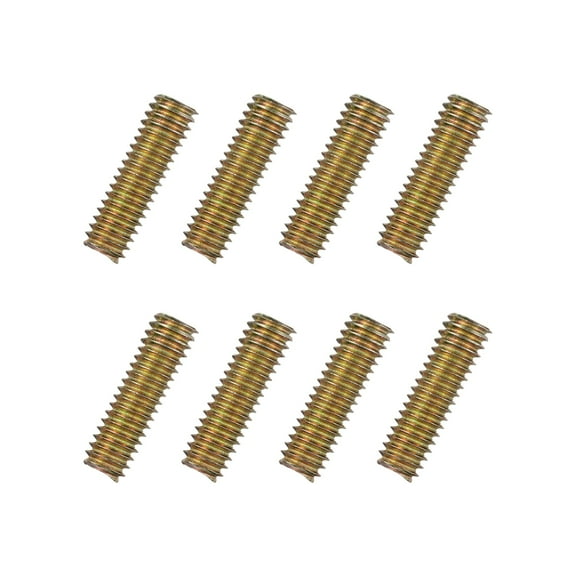 Uxcell 12pcs packs Fully Threaded Rods 1/4x1-1/2" for Mounting Assembly ...