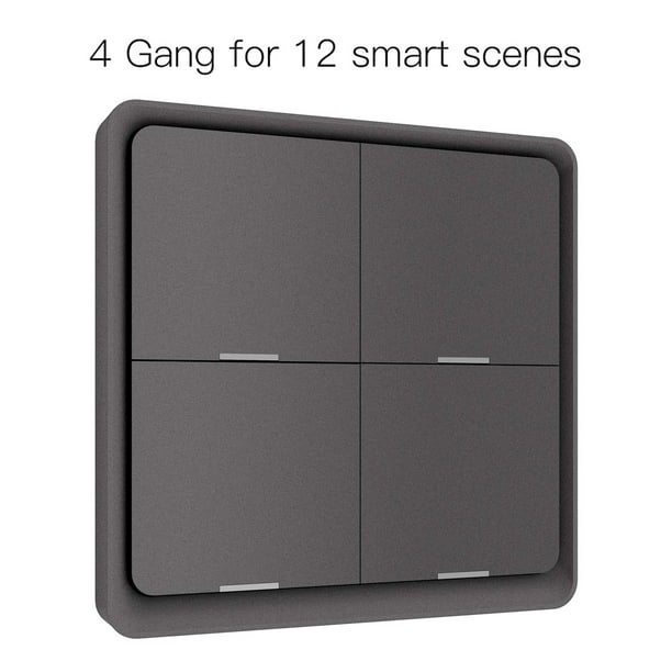 Mistaha Wireless Scene Switch Push Button Smart Switch Wall Panel ...