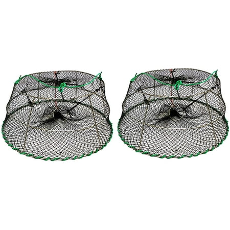 2-Pack of KUFA sports tower style stainless Prawn trap:∅30"x ∅20"x12"(H ...