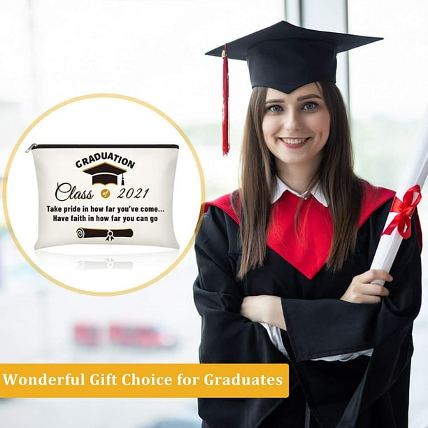 2 Pieces Take Pride How Far You Have Come Cosmetic Makeup Bag ...