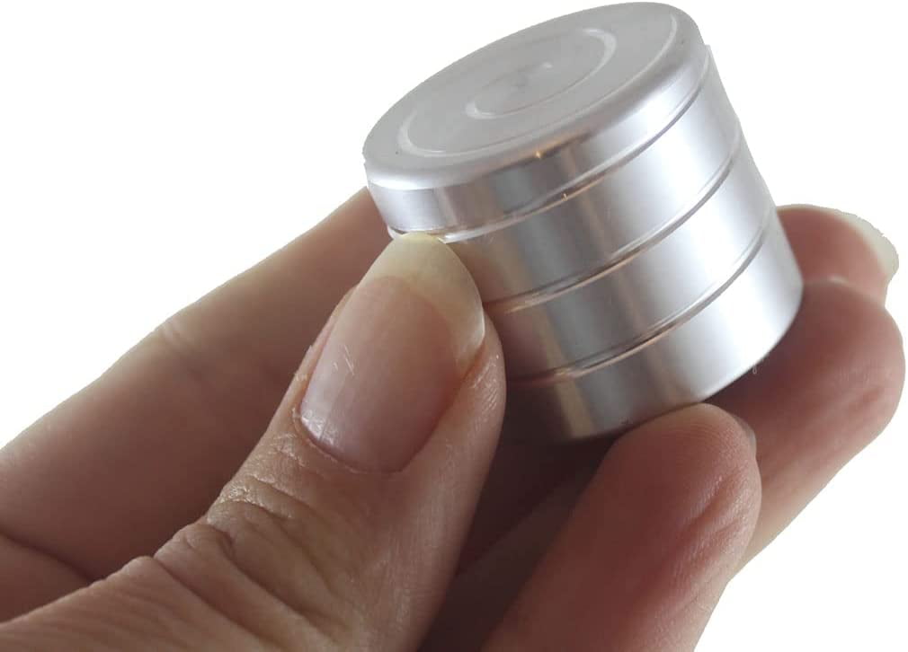 1 Metal Cylinder Spinning Gyroscope Fidget Desk Toy - Spiral ...