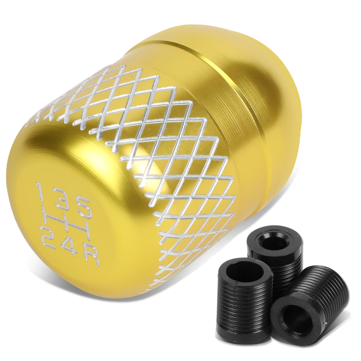 DNA Motoring SK-5S-T1-GD Universal 5-Speed Gold Anodized Aluminum ...