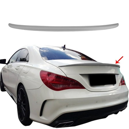 Rear Trunk Boot Spoiler Wing Bodykit White For MB CLA-Class SD 2014 ...