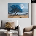 A 2D Flat Framed Canvas Artwork Featuring The Theme of Eternal Wild ...