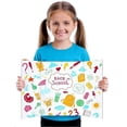 Trifold Poster Board, 24" x 16", 5-Pack, White Corrugated Project ...