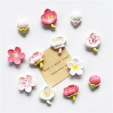 12Pcs Flower Shape Magnet Decals, Memo Magnets Reinforcement Stickers ...