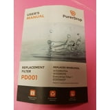 PurerDrop Refrigerator Water Filter PD001 - Walmart.com