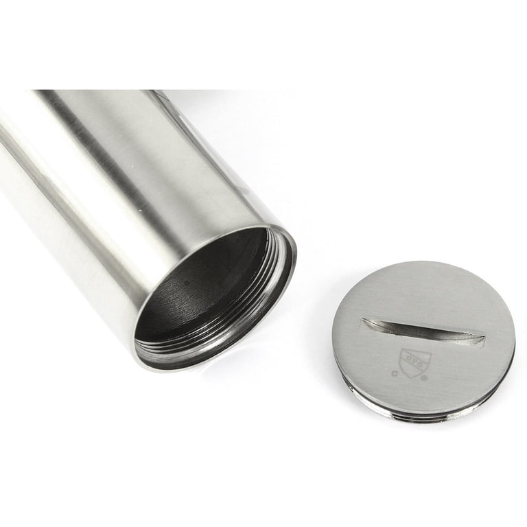 Solid Brass Round Bottle Modern P Trap In Chrome Finish