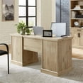 Home Square 2-Piece Set with 60" Credenza Desk & Utility Stand Library ...
