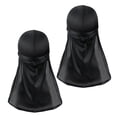 MLINS 2pcs Elastic Cloth Pirate Durag Headwraps with Long Tail ...