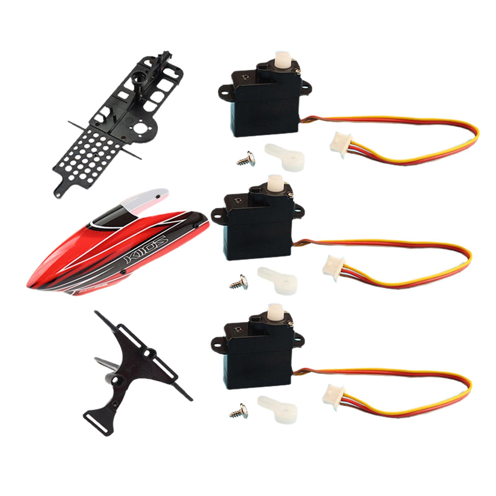 RC Helicopter Servo Motor and Motor Frame Canopy Shell for XK K110 DIY ...