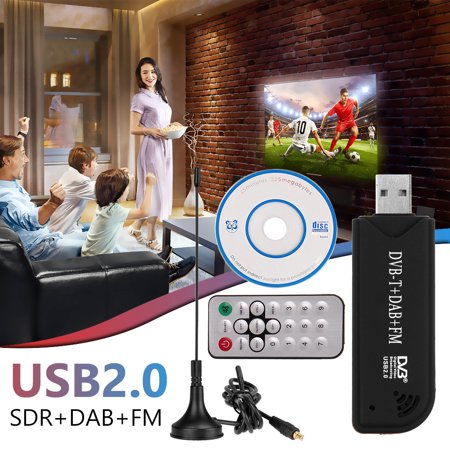 Clairlio USB 2.0 DVB-T DAB FM SDR Receiver RTL2832U+R860 TV Tuner with ...