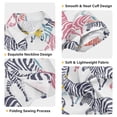 Dailycode Small Short Sleeve Button Down Shirts Zebras Outline Casual ...