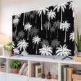 TV Cover Indoor, Tropical Palm Tree Stretch TV Dust Cover Television ...