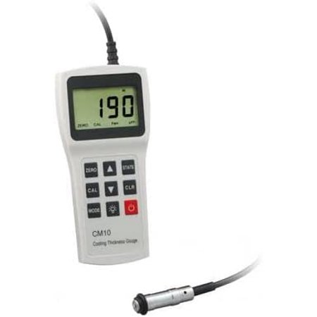 Hardness Meter Tester CM10F Ultrasonic Thickness Gauge LCD Digital ...
