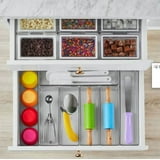 The Home Edit 6 Piece Kitchen Drawer Storage Organizer with Clear ...