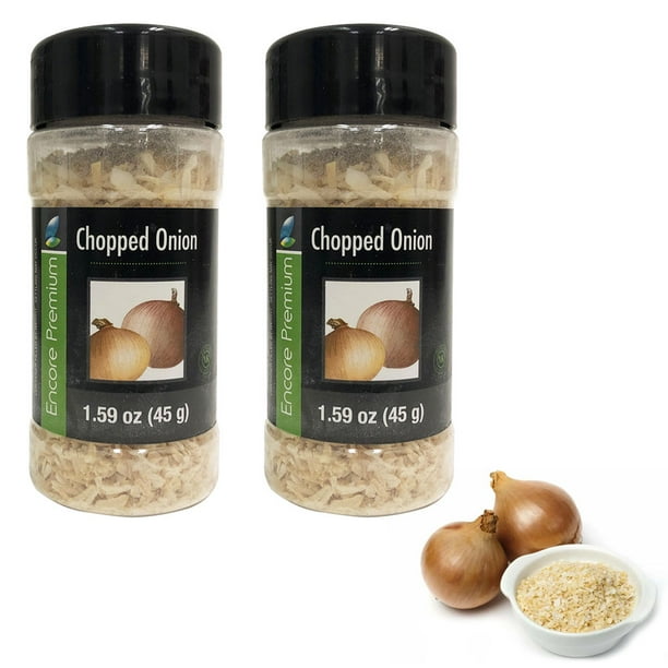 2 Pack Onion Flakes Chopped Spice Dry Seasoning Dehydrated Veggies Minced Onions - Walmart.com