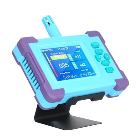PM1.0/PM2.5/PM10 Air Quality Monitor Digital Gas Analyzer Rechargeable ...