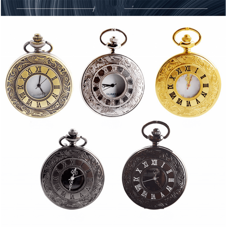 Old Pocket Watch Roman Numerals