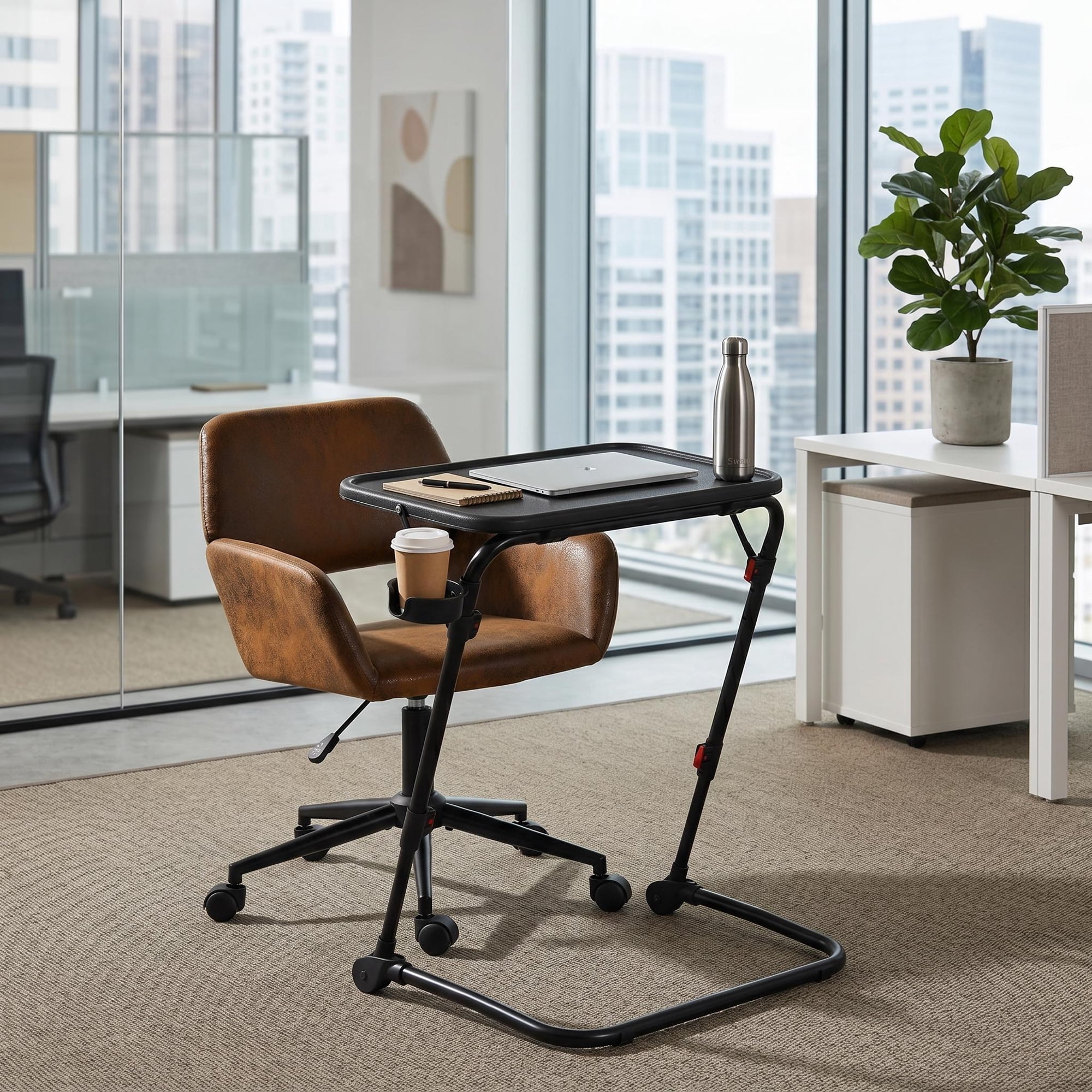 Click here for Homy Casa 2-Piece Folding Table & Swivel Office Ch... prices