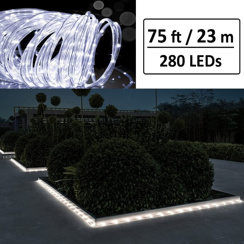 Pure Garden 100-Light 39 Cool White Integrated LED Solar, 41% OFF