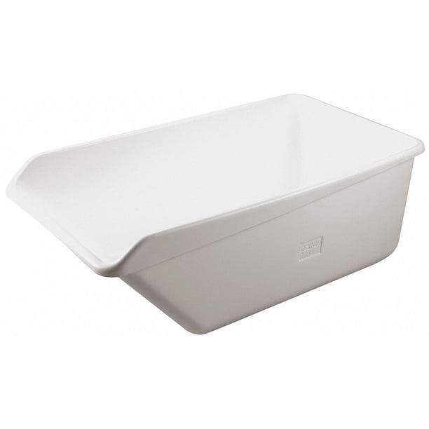 Remco Hopper Tub,White,Polyethylene 69015 - Walmart.com