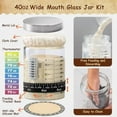 Sourdough Starter Kit, Sourdough Bread Baking Supplies,40oz Sourdough ...