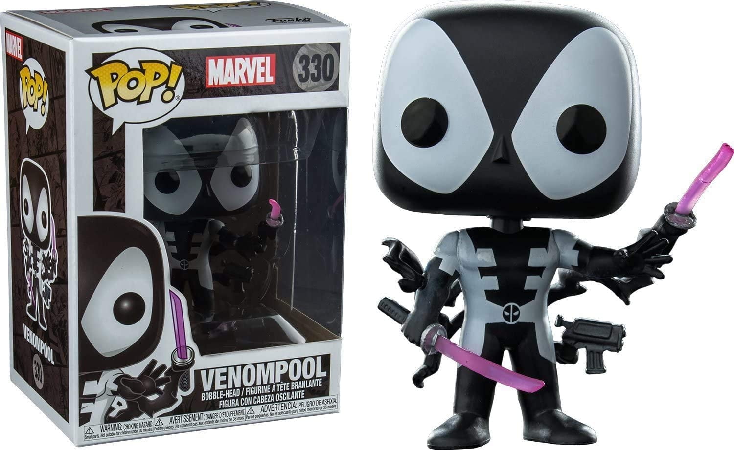 Funko Pop Marvel Venompool 330 Pop In A Box DAÑO | Walmart en línea