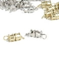 Cousin DIY Barrel Clasps, Silver and Gold Coated Metal, 24 Piece ...