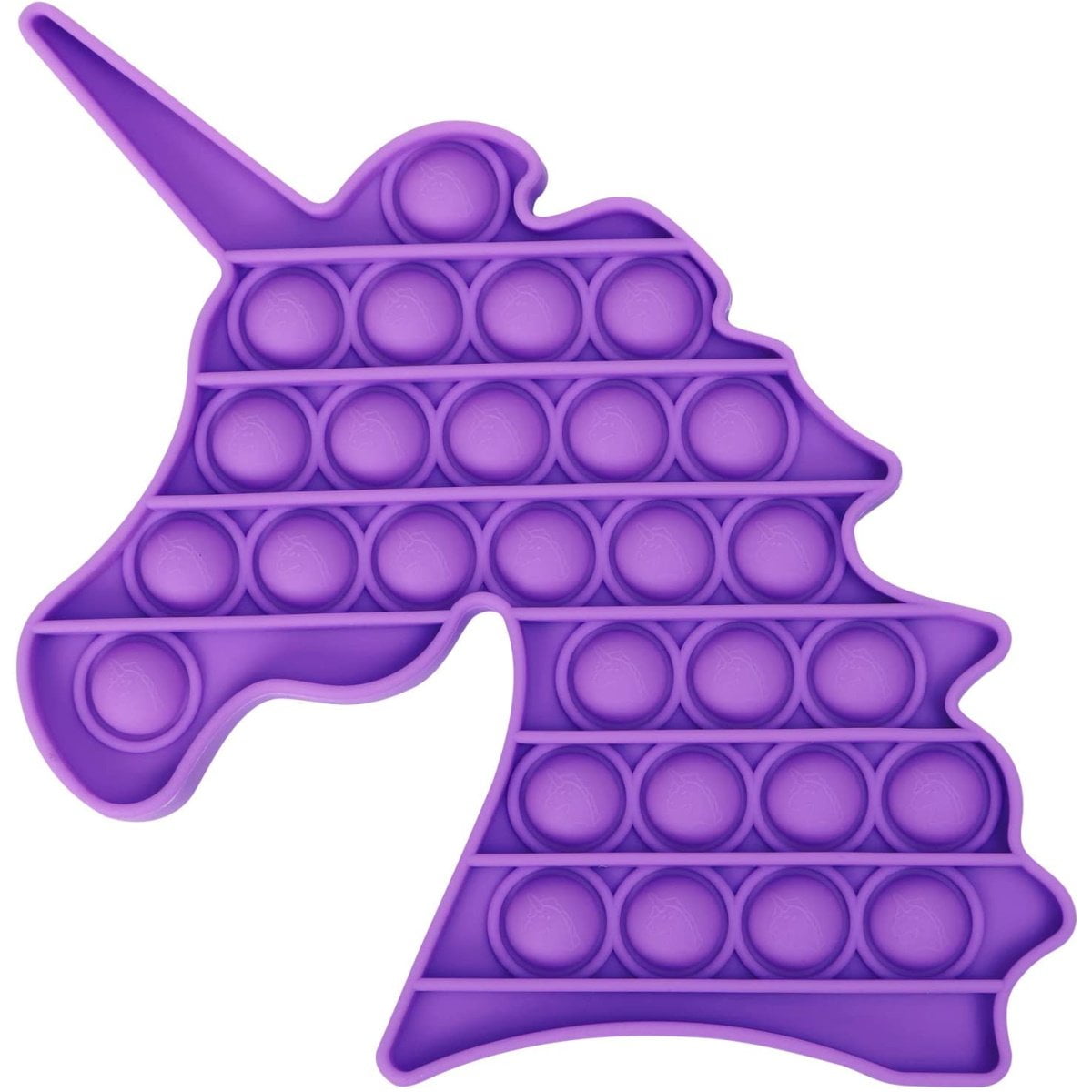 Purple Unicorn Push Pop Bubble Fidget Toy [Toys, Ages 3+] - Walmart.com
