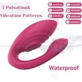 7 Vibration Patterns Vibrating With Remote Control Dual Motors Double Heads Clit Stimulation Usb