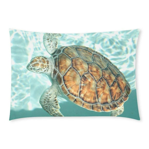 WOPOP Sea Turtle Pillow Case Pillow Cover Two Sides Printing 20x30 ...