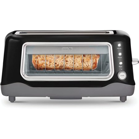 Clear View Toaster: Extra Wide Slot Toaster with See Through Window ...